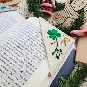 A to Z Letter Bookmark - Personalized Embroidery Felt Bookmarks- Corner ...