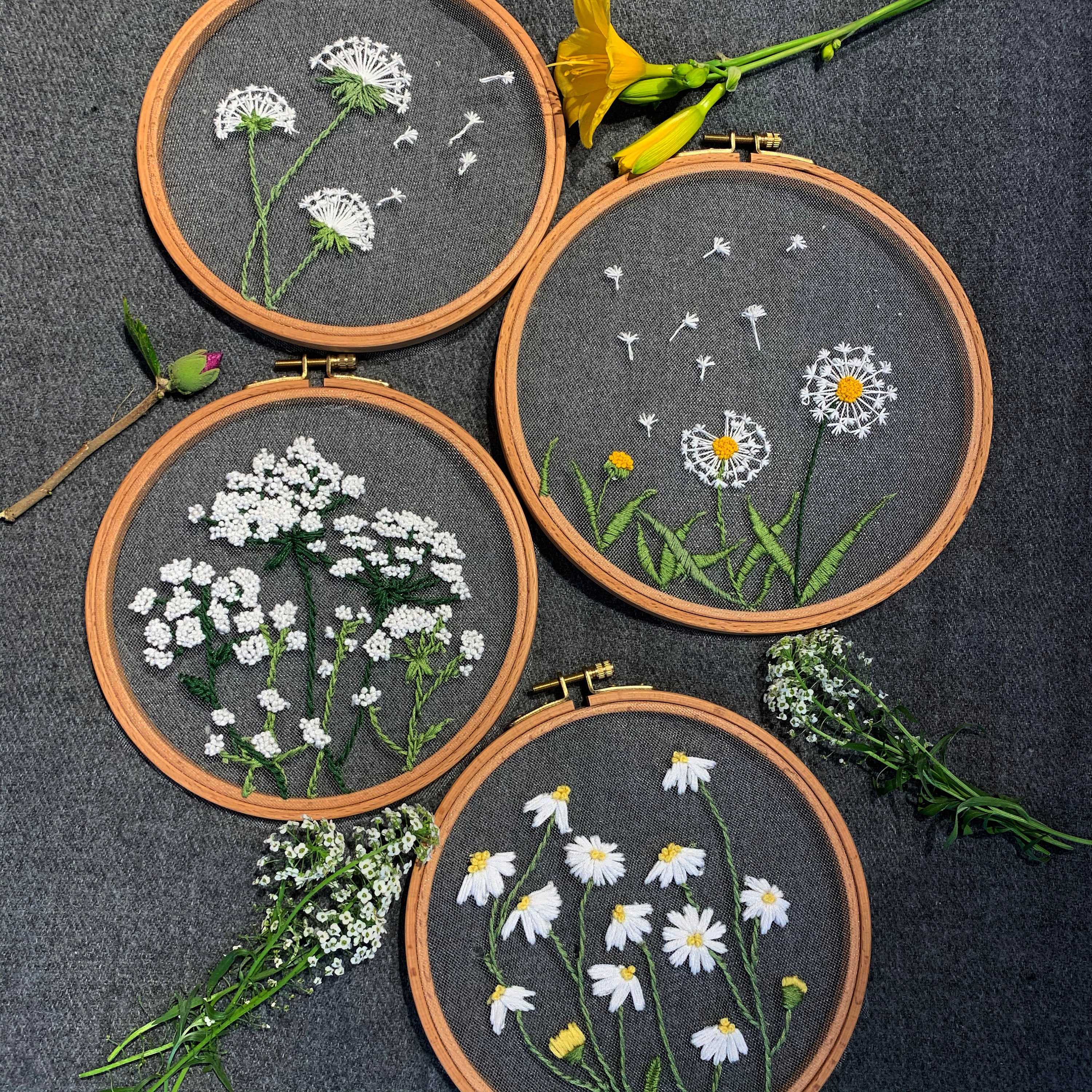 Transparent DIY Embroidery Kit-embroidery Kit-wall Decor-hoop Art ...