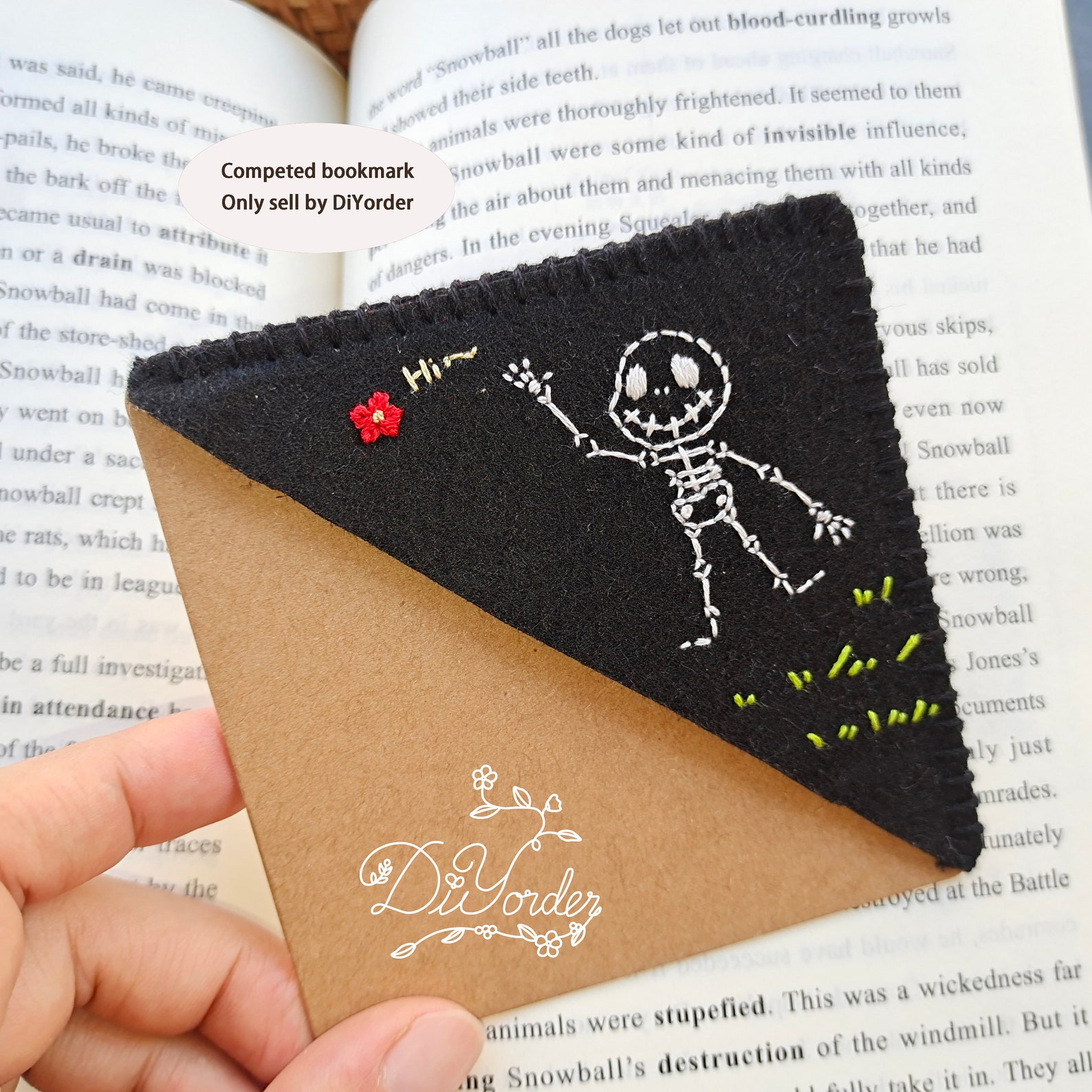 Birthday Bookmark-personalized Letter Bookmark Embroidery Kit ...