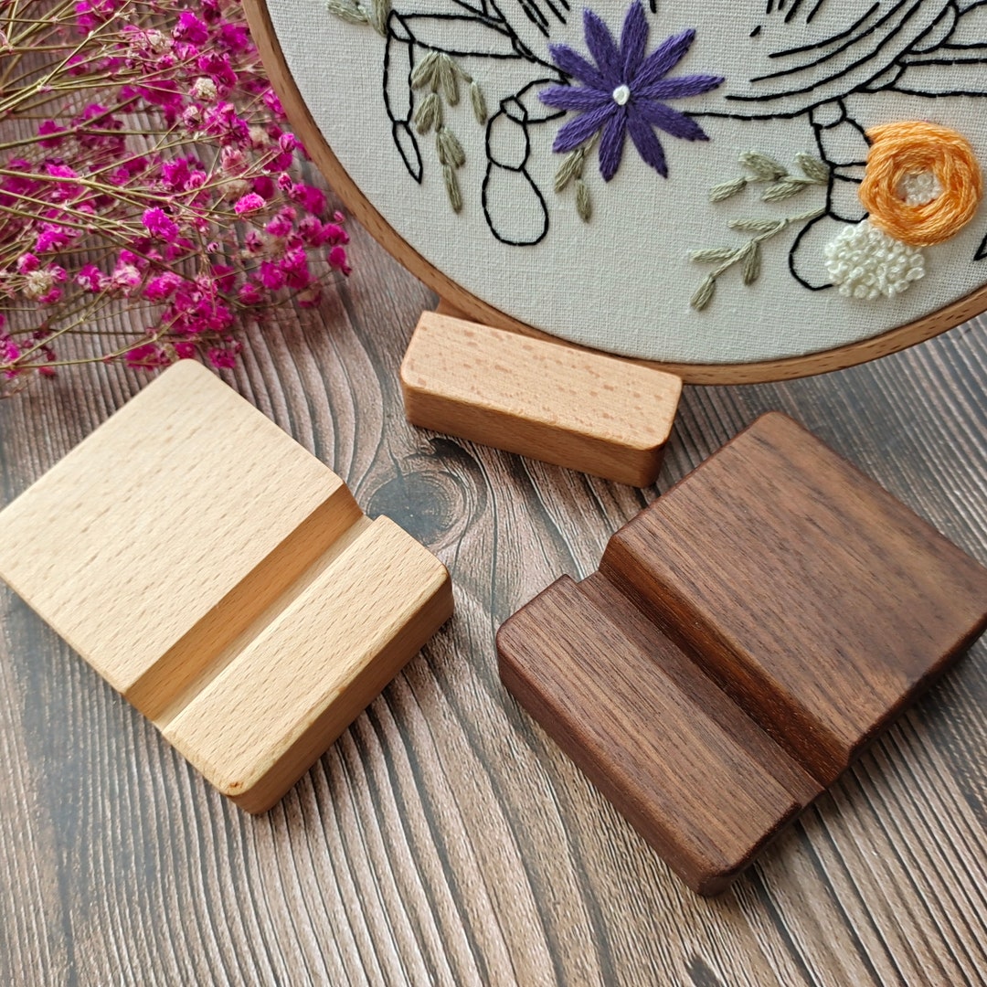 Wooden Embroidery Hoop Display Stand - Original or Coffee Color - Etsy