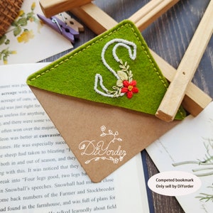 2023 Christmas Personalized Letter Bookmark Personalized Embroidery ...