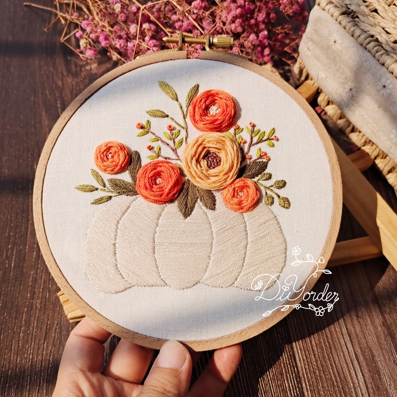 Fall Embroidery Kits - Etsy