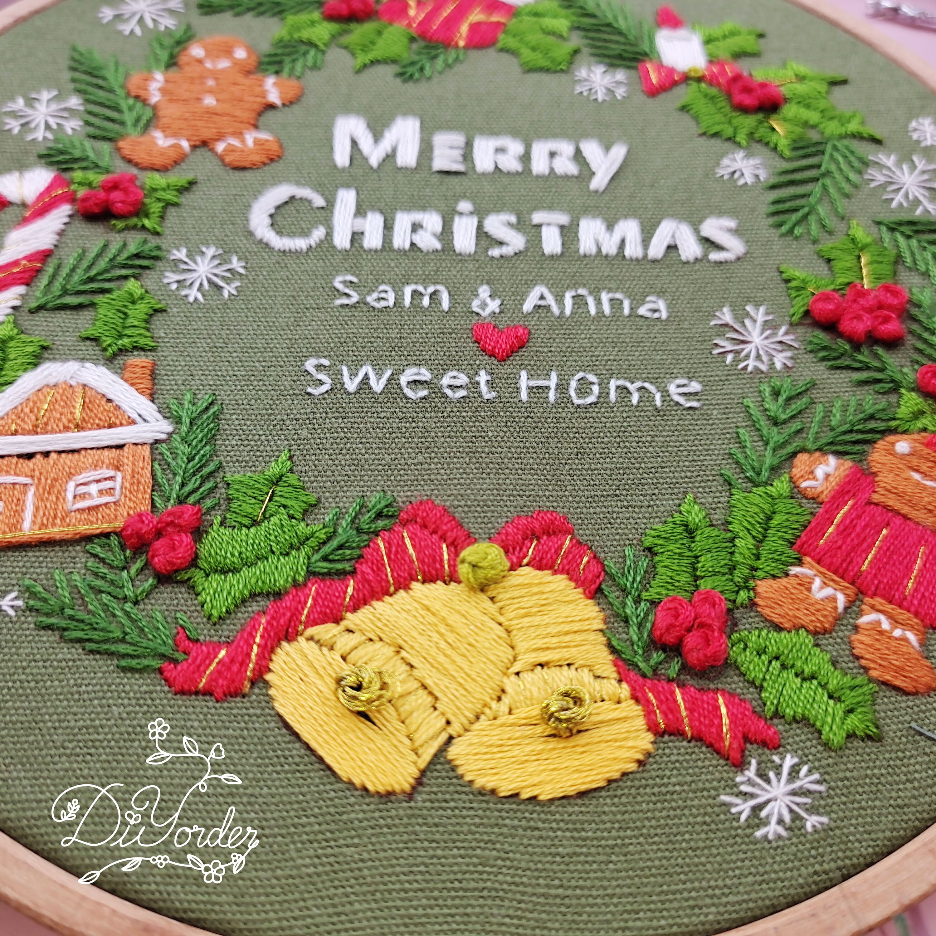 Cozy Winter Embroidery Pattern Bundle: DIY Christmas Design - Etsy