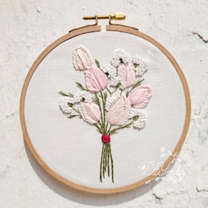 Tulip Embroidery - Etsy