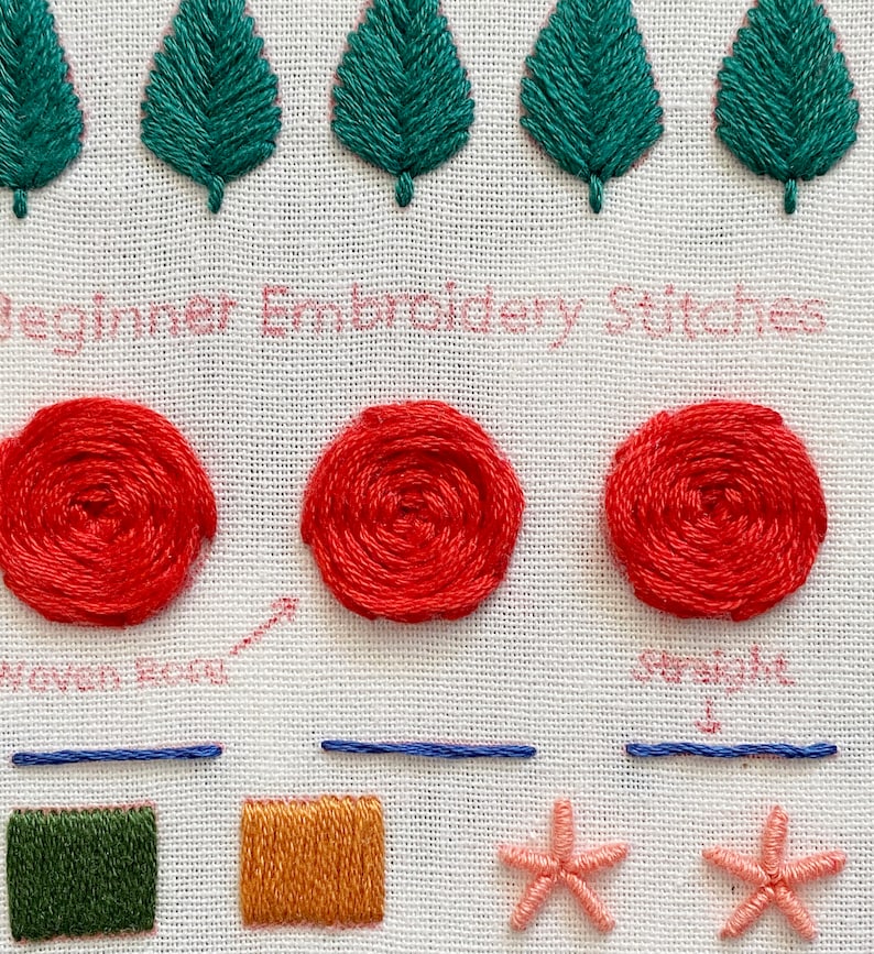 Beginner Embroidery Pattern. Beginner Embroidery PDF. Basic - Etsy