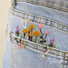 Pocket Flower Embroidery Pattern: Hydrangea Design (PDF Pattern) - Etsy