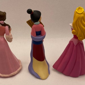 Disney Princess PVC Figures Cake Toppers Lot of 6 - Etsy