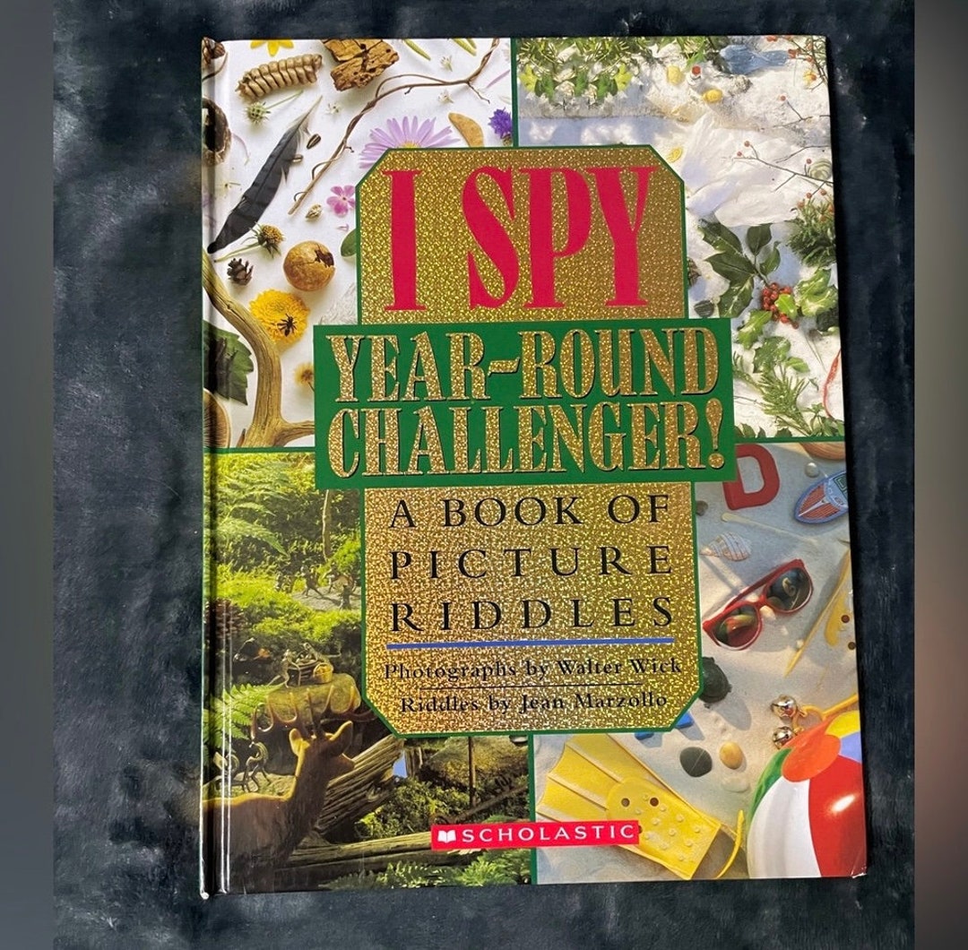 Vintage I Spy Year Round Challenge Book Scholastic - Etsy