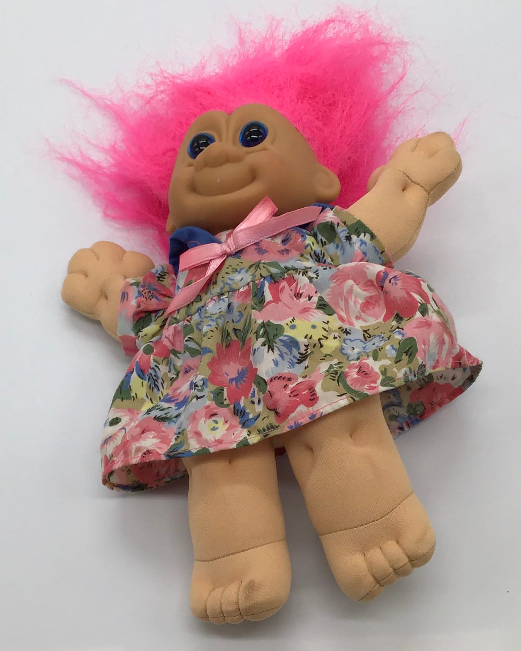 Vintage Troll Doll ~ Pink Hair ~ Russ - Etsy