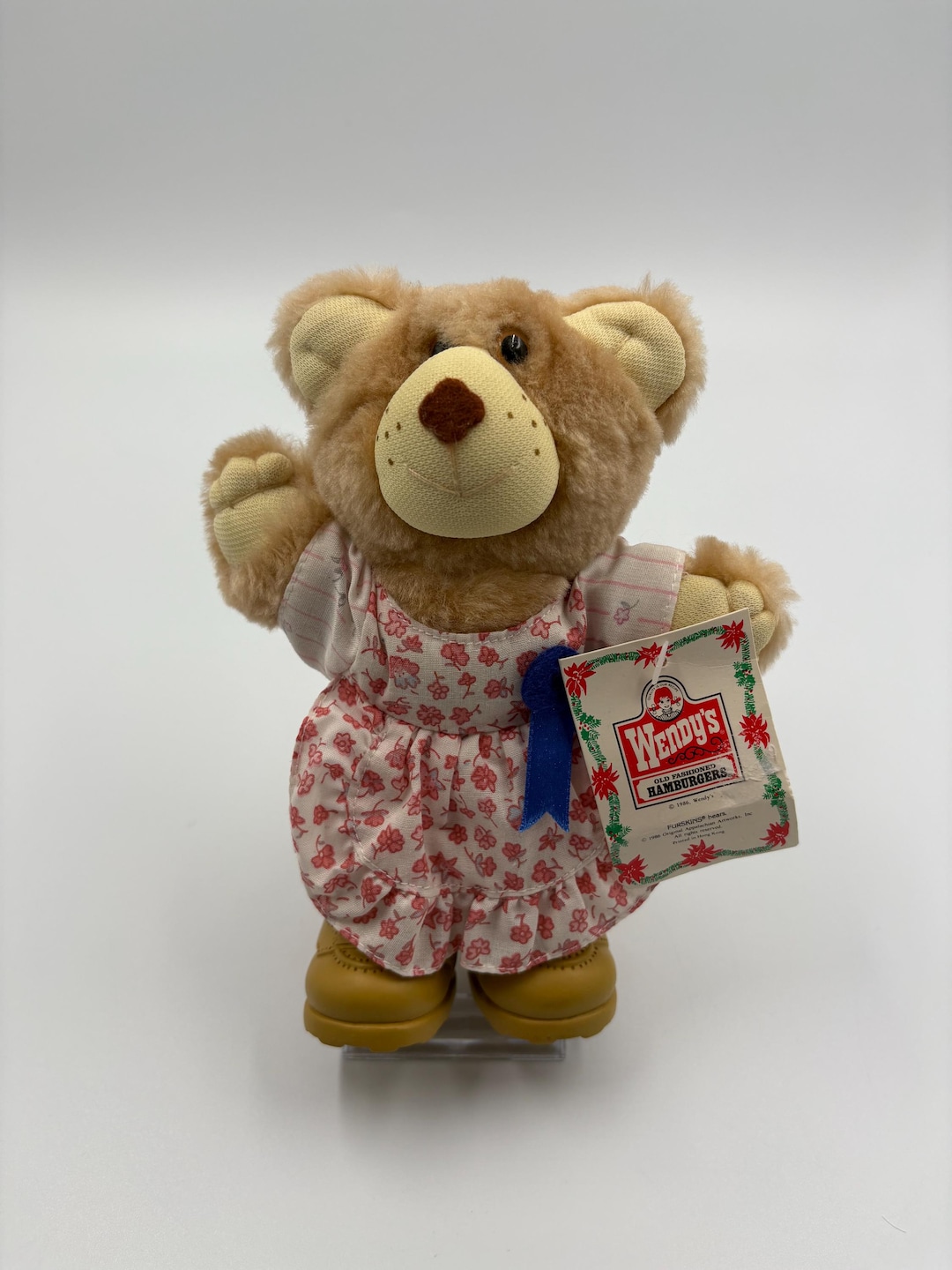Vintage Wendy's Exclusive Furskins Bear Plush 1986 - Etsy