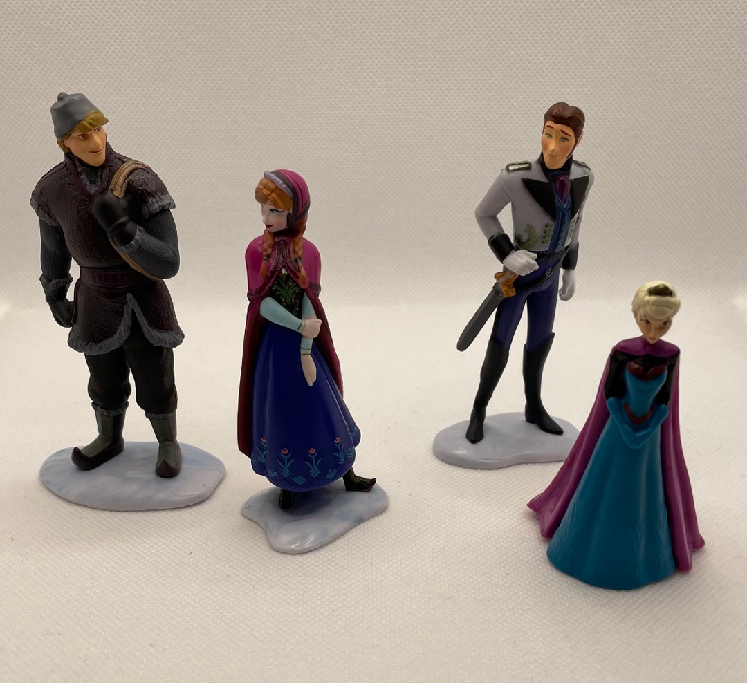 Disney Princess Frozen PVC Figures Cake Toppers Lot of 4 - Etsy