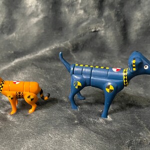 Vintage the Crash Dummies Action Figure Hubcat Cat & Bumper Dog Plastic ...