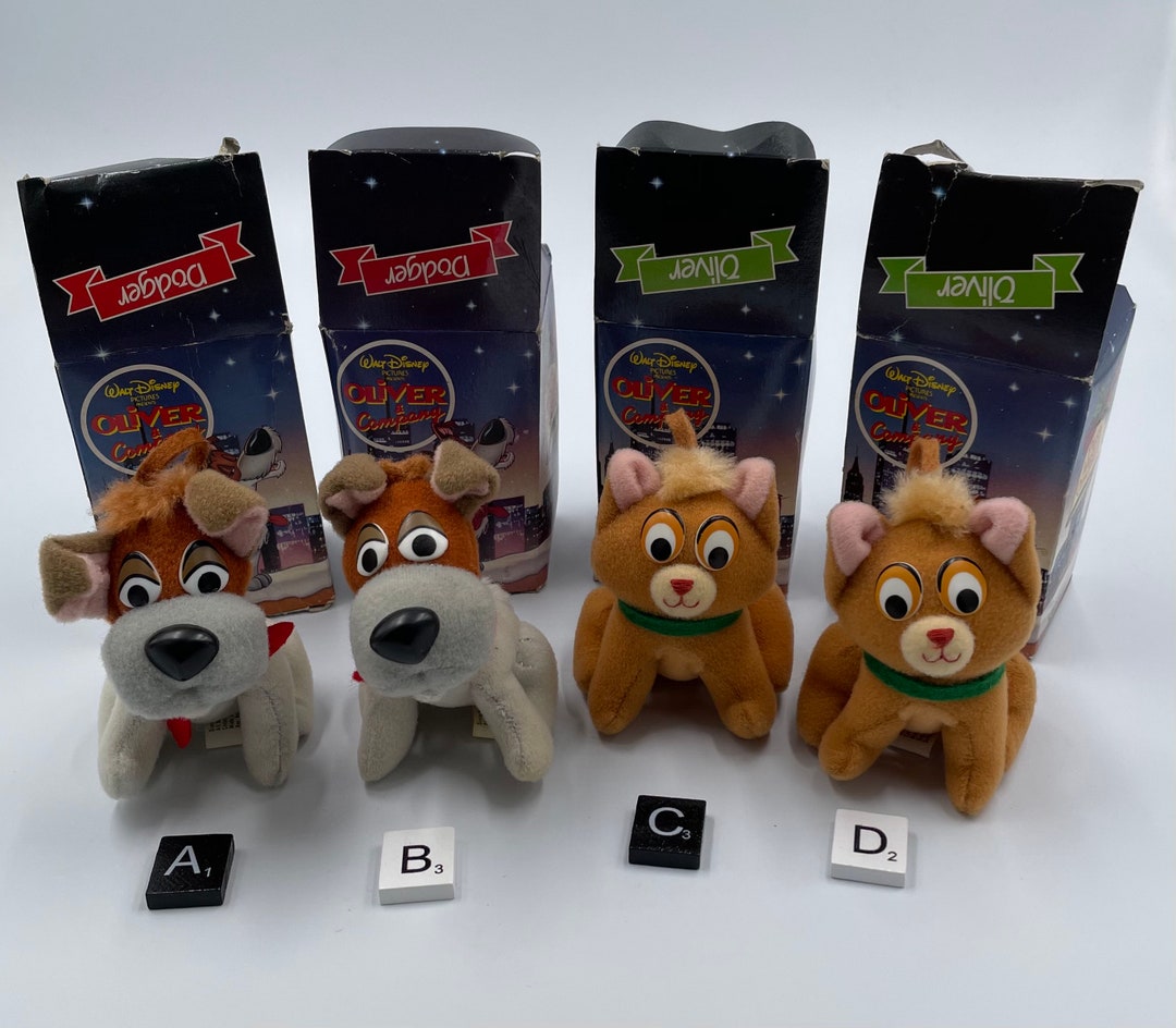 Vintage Mcdonald’s Disney’s Oliver & Company Happy Meal Toy Christmas ...