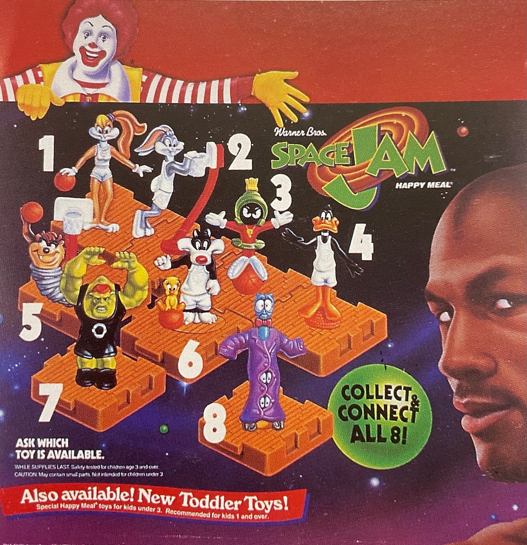 Vintage Mcdonald’s Space Jam Happy Meal Toys 1996 You Choose Your Toy ...