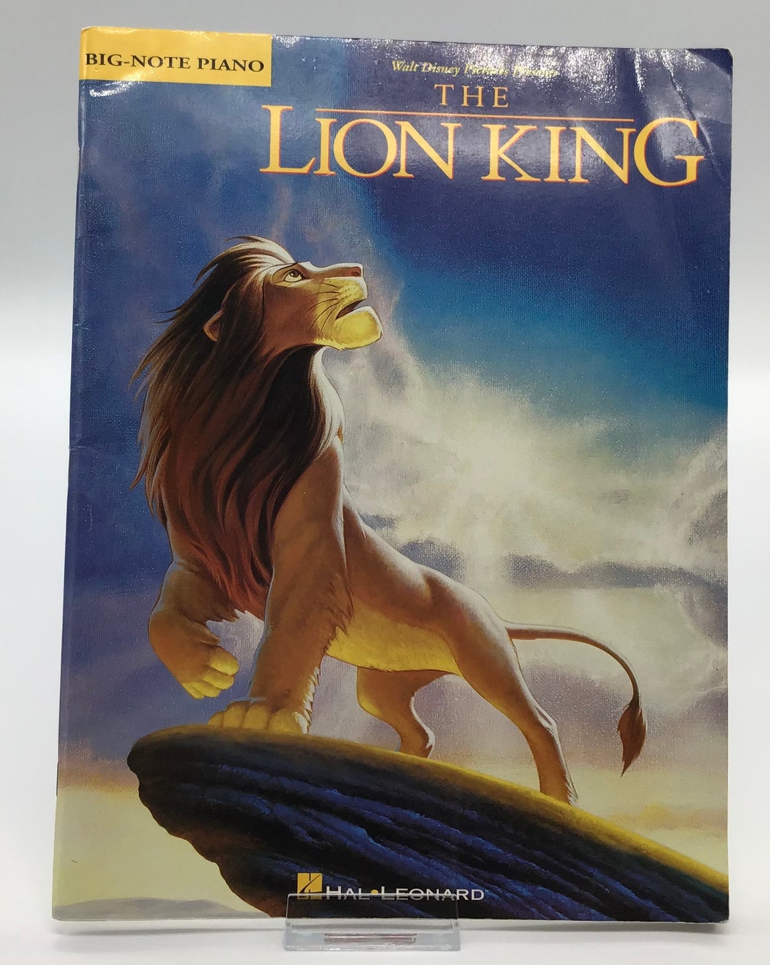Vintage the Lion King Big-note Piano Book ~ 1994 - Etsy