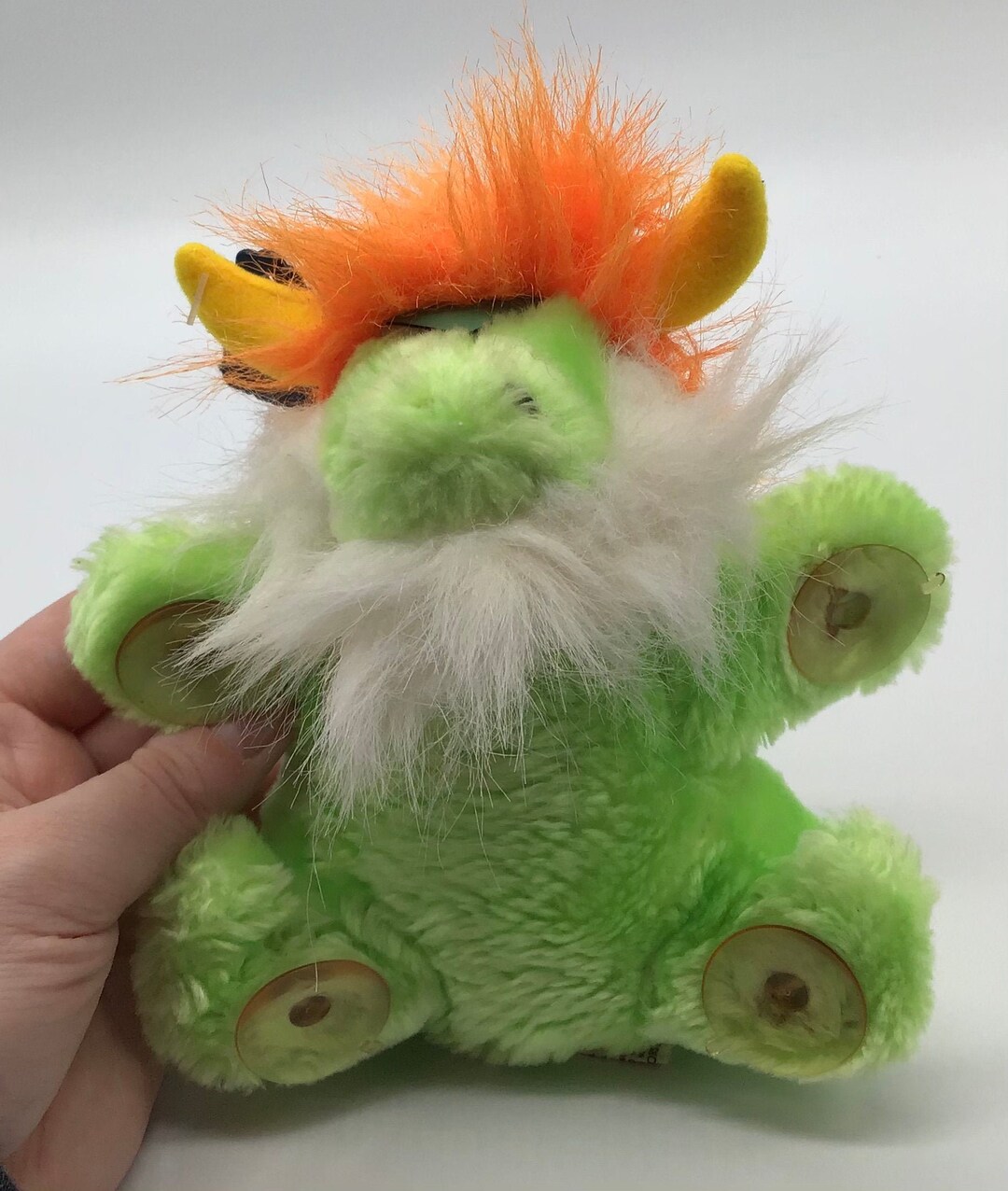 Vintage Green Window Cling Monster ~ Applause 1988 - Etsy