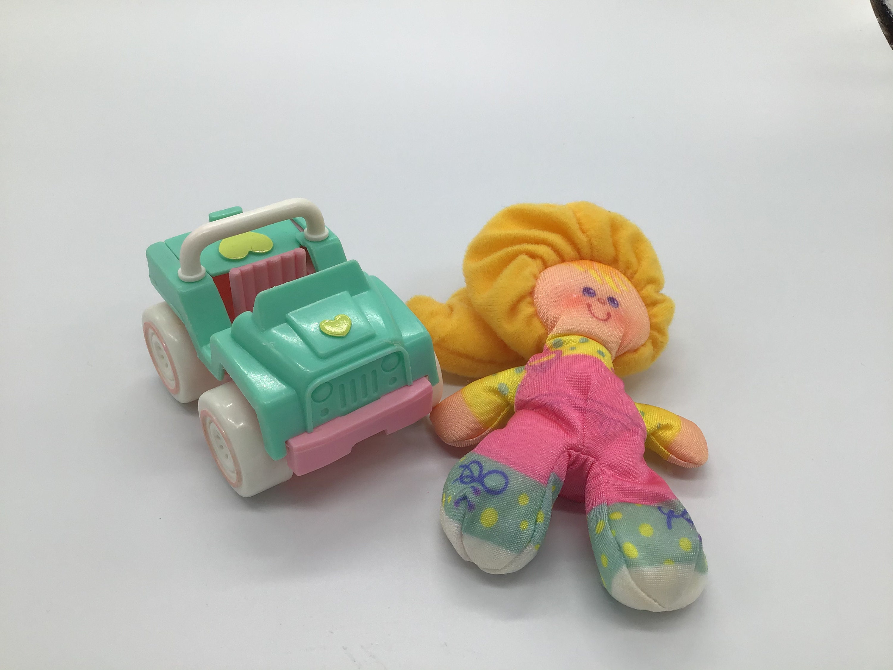 Vintage Fisher Price Smooshees ~ Mary and Jeep ~ 1987 - Etsy