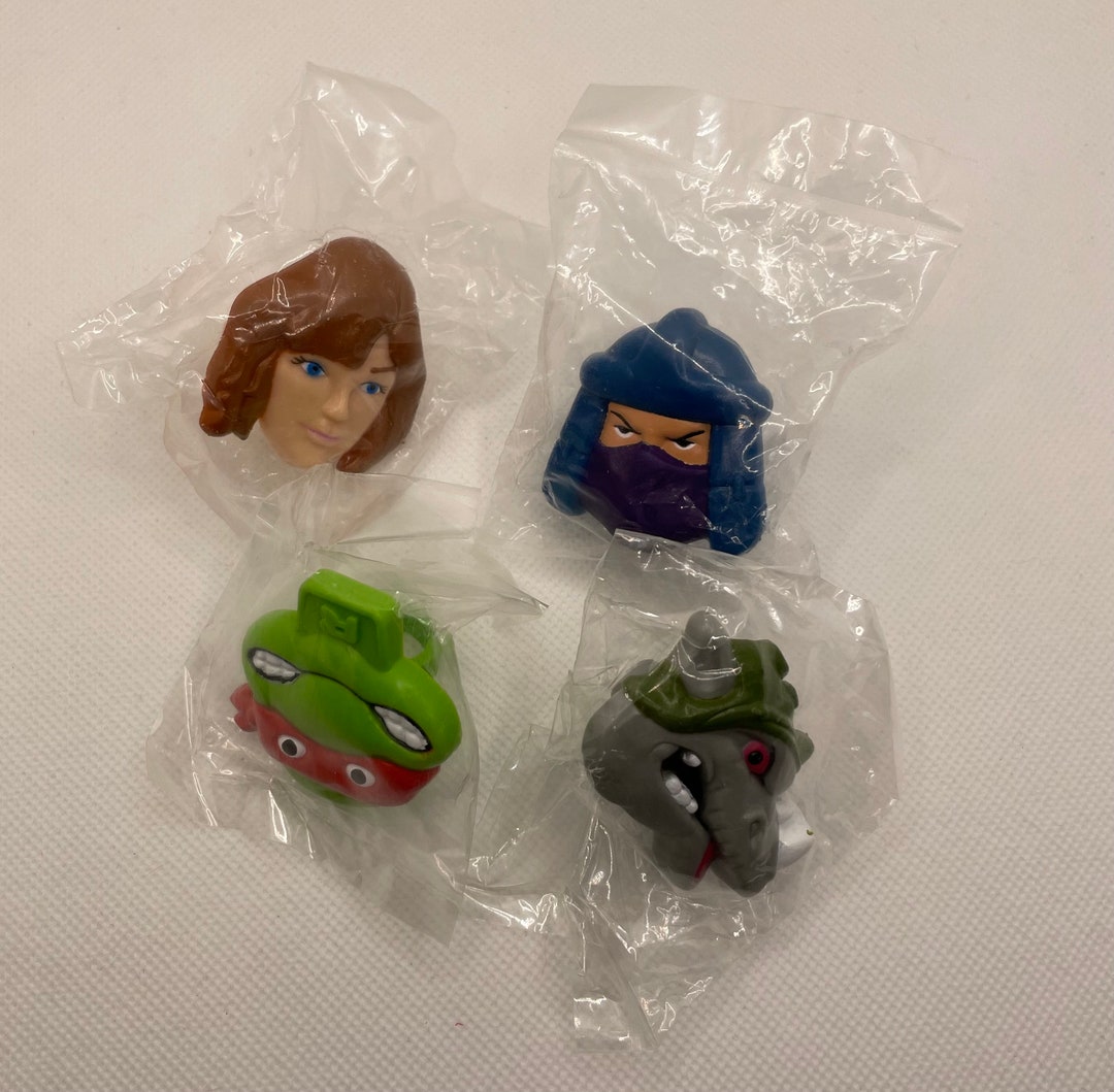 Vintage Teenage Mutant Ninja Turtles Rings ~ Cereal Toys ~ TMNT You ...