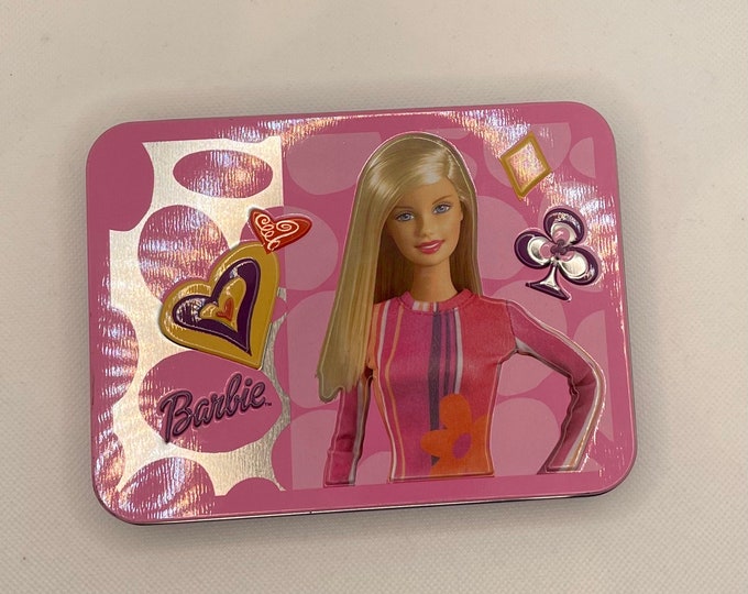 Vintage Barbie Collector Tin and Playing Cards Mattel 2003 - Etsy