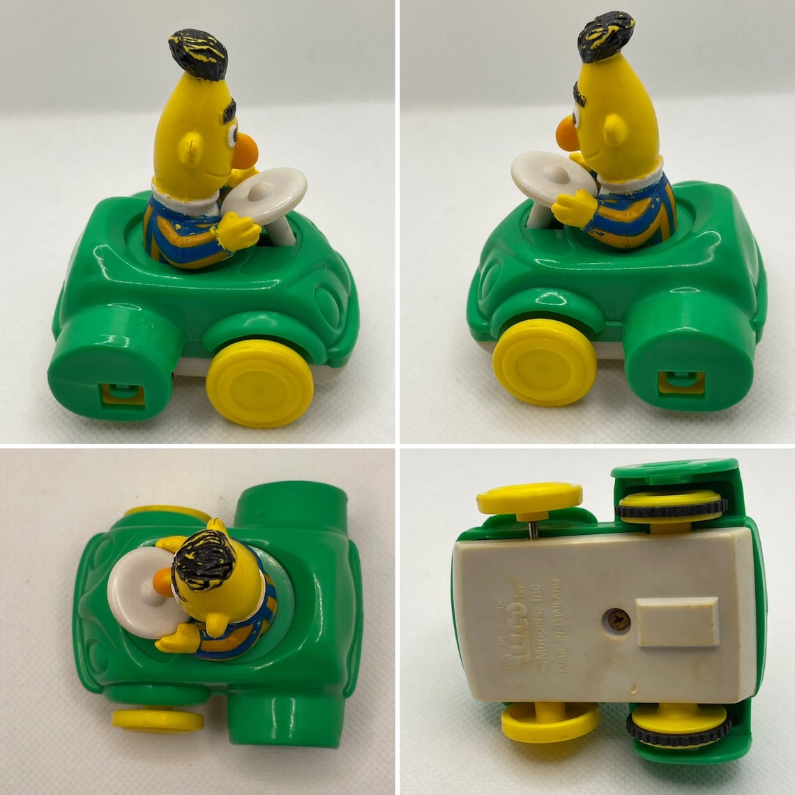 Vintage Sesame Street Burt and Earnie Plastic Car Illco - Etsy