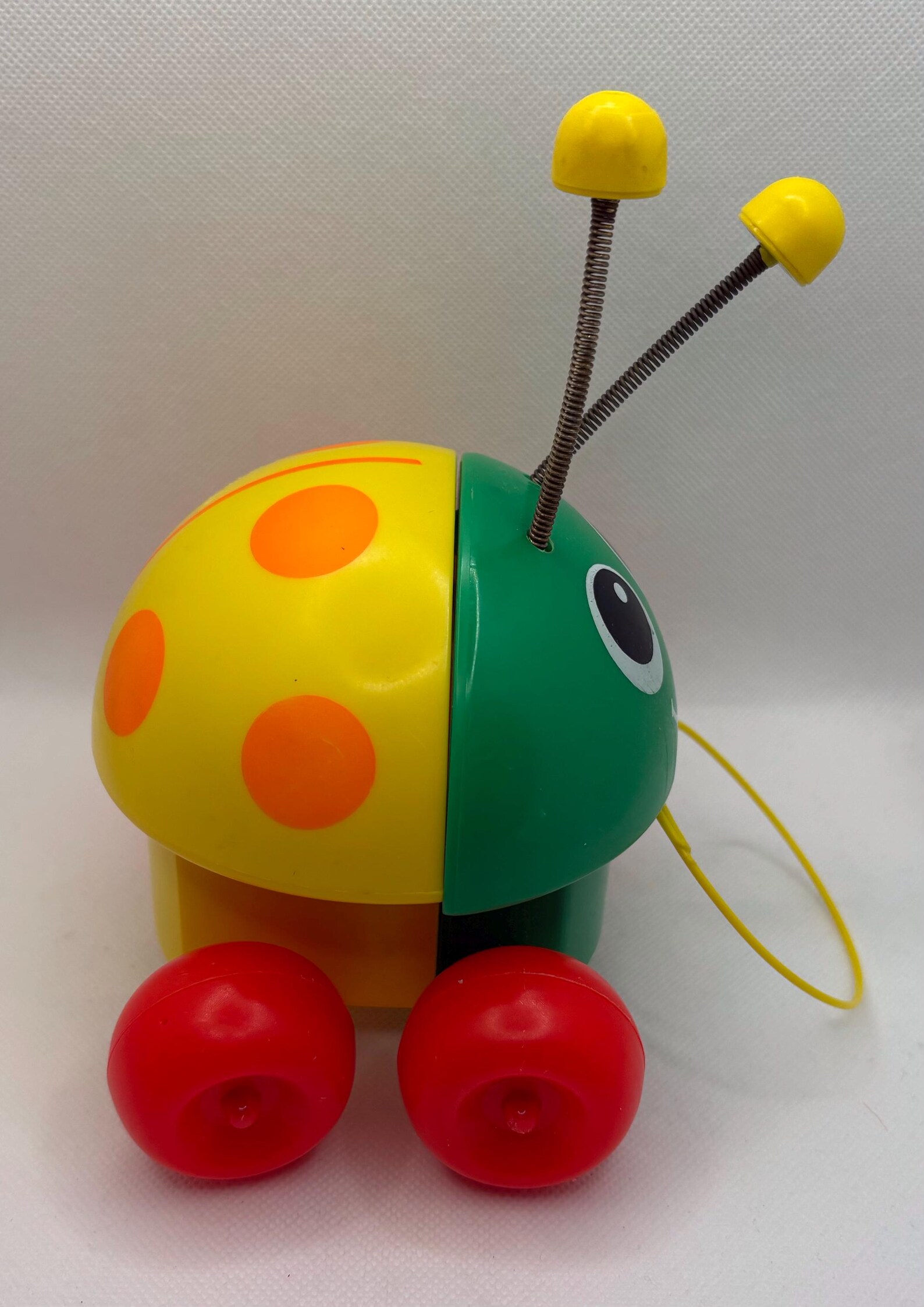 Vintage Fisher Price Lady Bug #695 Pull Toy 1982 - Etsy