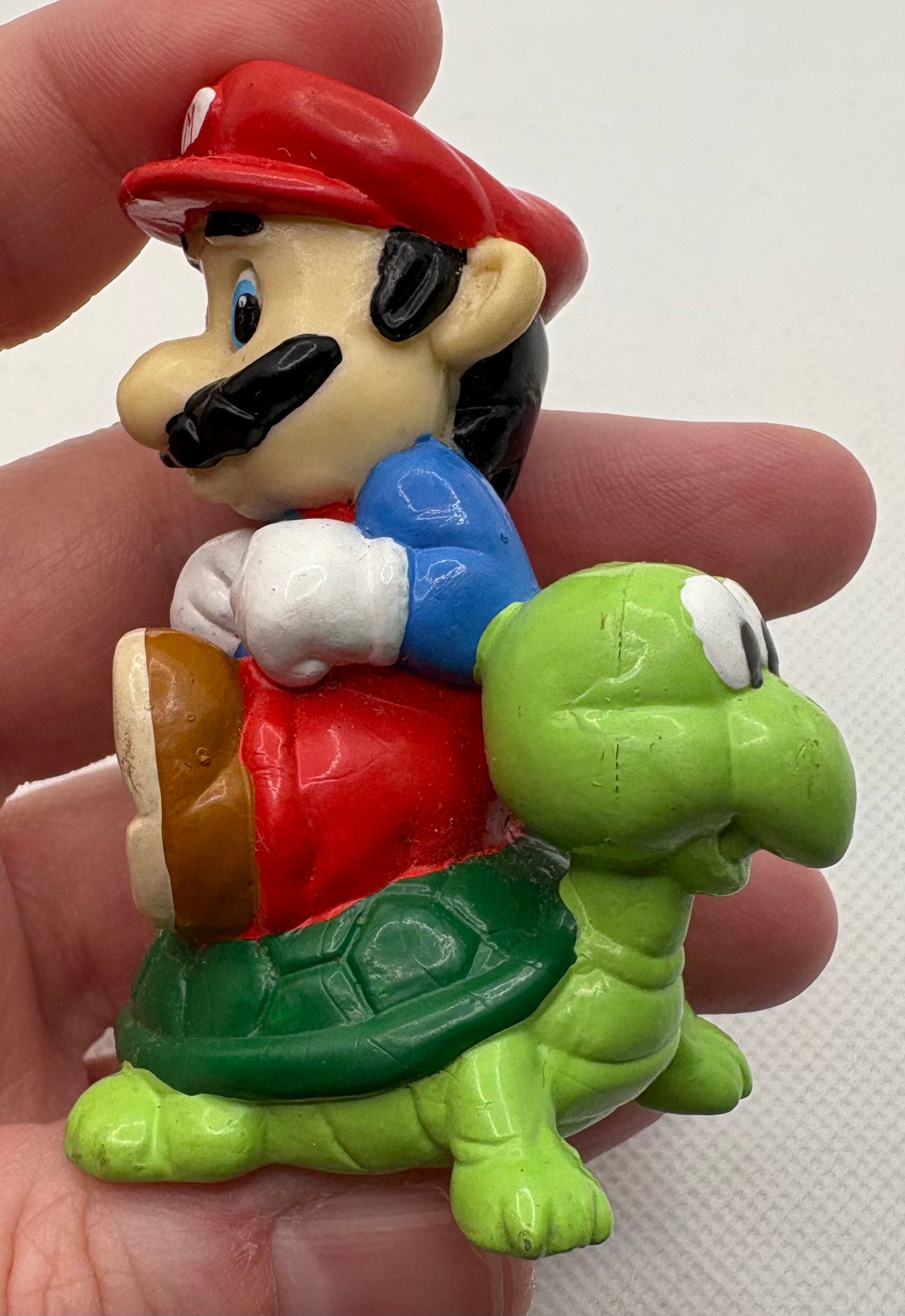 Vintage Super Mario + Turtle PVC Figure 1989 - Etsy
