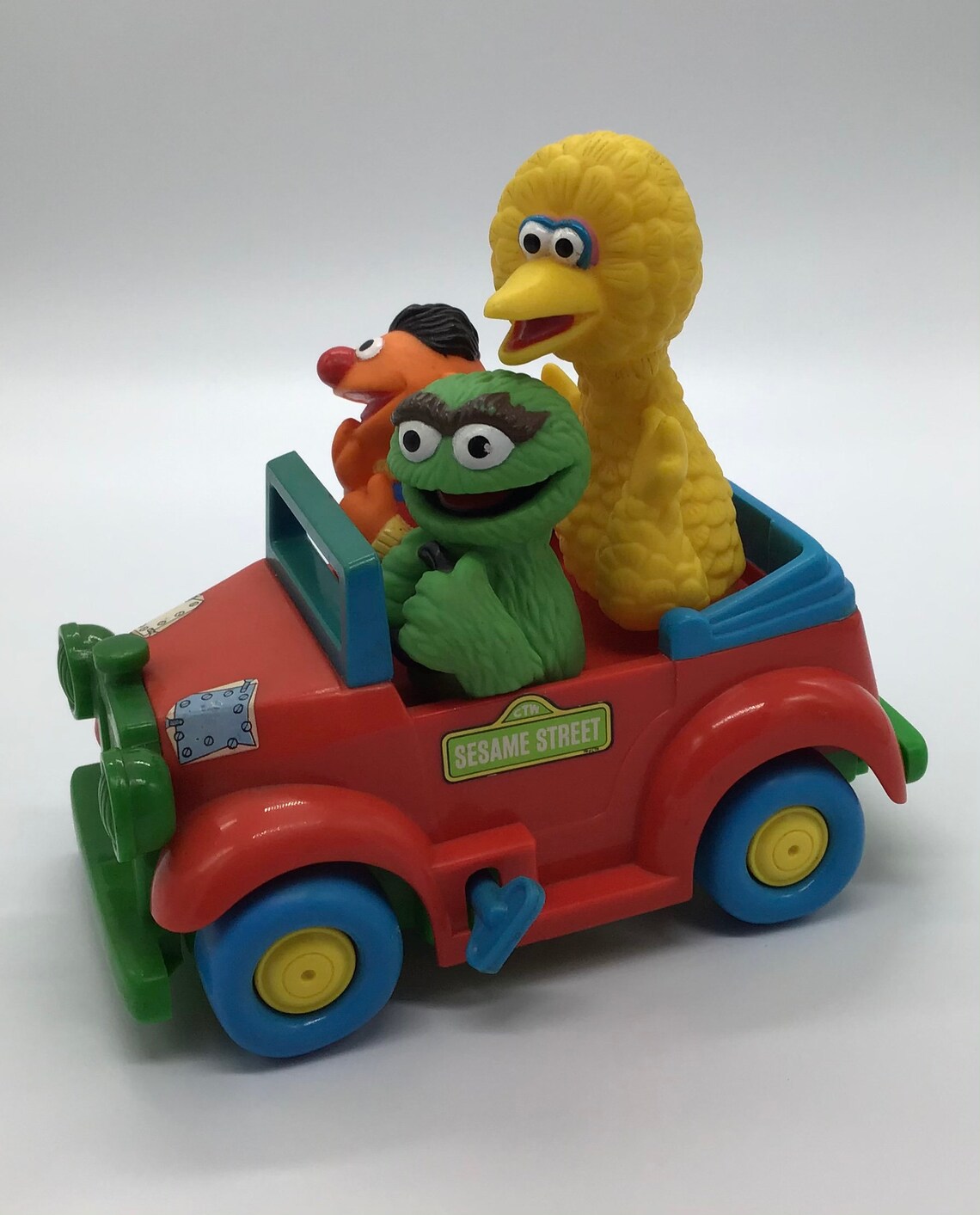 Vintage Sesame Street Wind up Toy Car Illco Toy Jim Henson | Etsy
