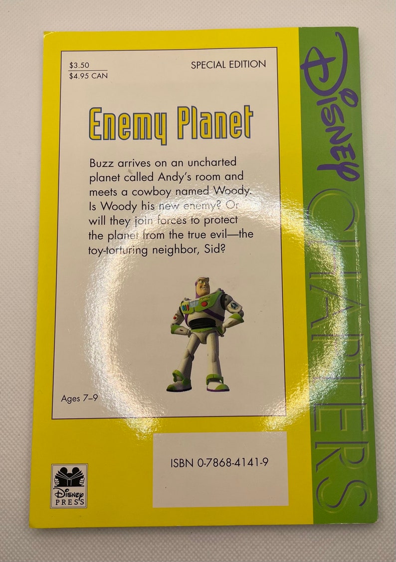Vintage Disney’s Toy Story I Come in Peace Chapter Book 1996 - Etsy