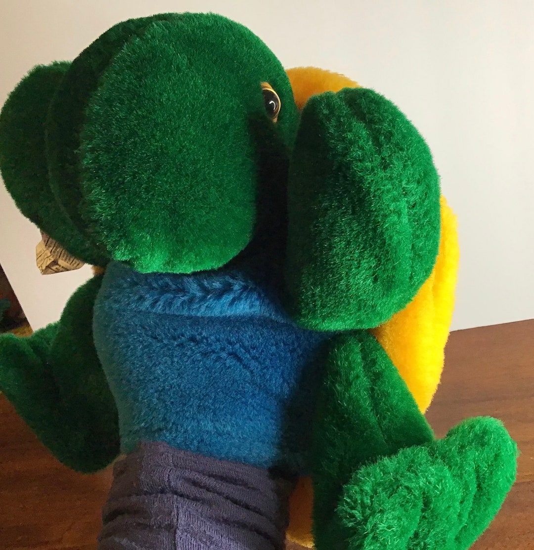 Vintage Official Sky Dome Mascot Dommer Hand Puppet Plush ~ Turtle Hand ...