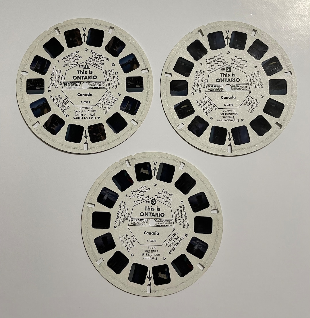 Vintage View Master Reels ~ This is Ontario Canada - Etsy