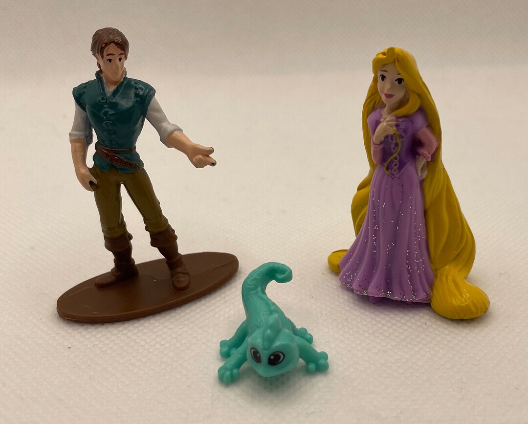 Disney Princess Mini Tangled PVC Figures Cake Toppers Lot of 3 - Etsy