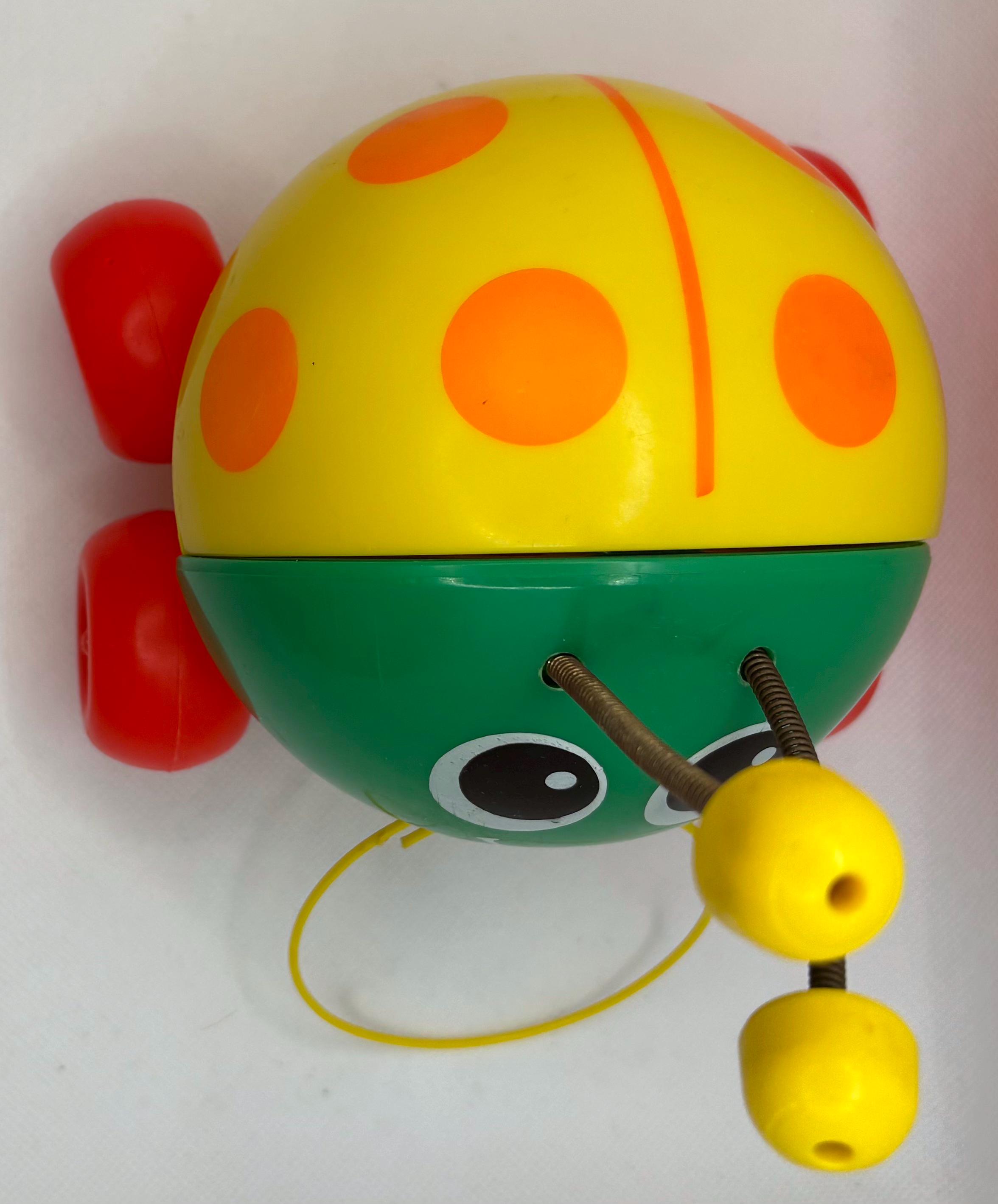 Vintage Fisher Price Lady Bug #695 Pull Toy 1982 - Etsy
