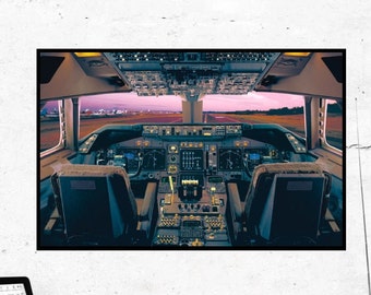 Flight Deck Poster - Etsy