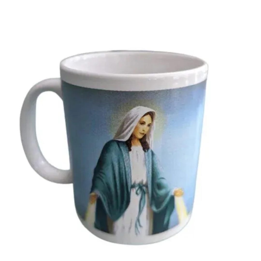 Blessed Mother Mary Morning Consecration Prayer Coffee Mug Christian ...
