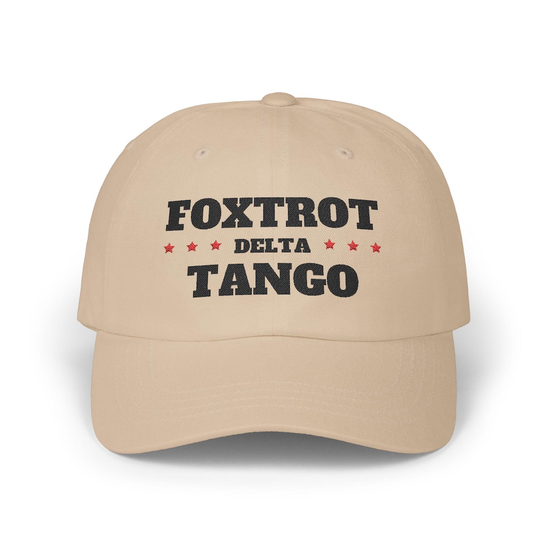 Foxtrot Delta Tango Hat Anti-trump Dad Cap Military & Veterans Against ...