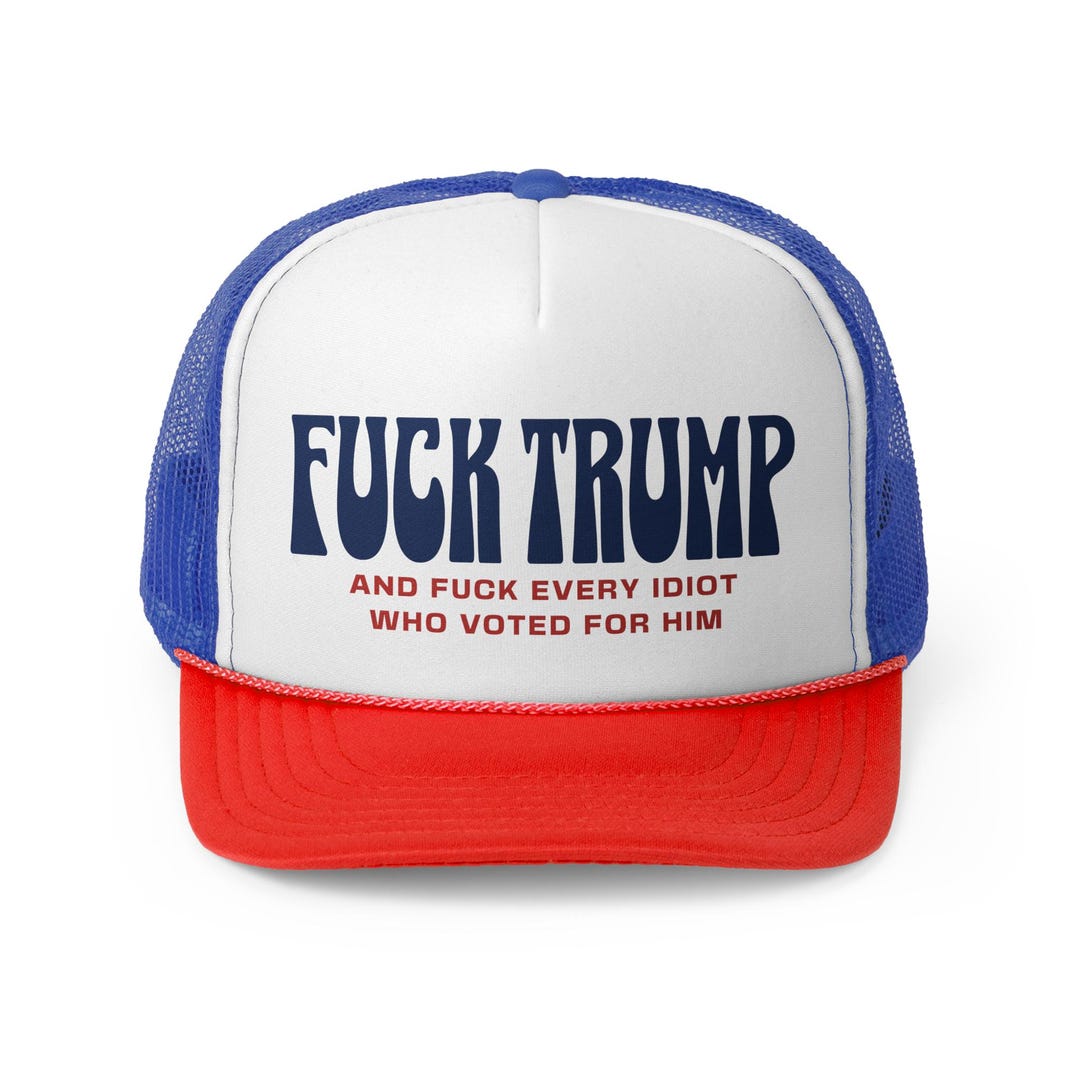 FDT, Political Statement Trucker Hat Bold and Expressive Cap for ...