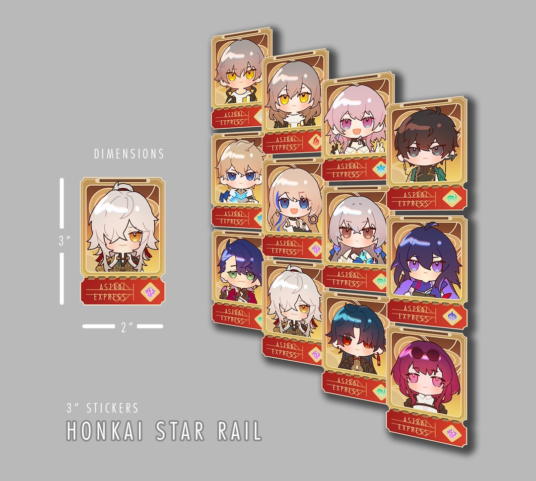 Honkai Star Rail Stickers - Etsy
