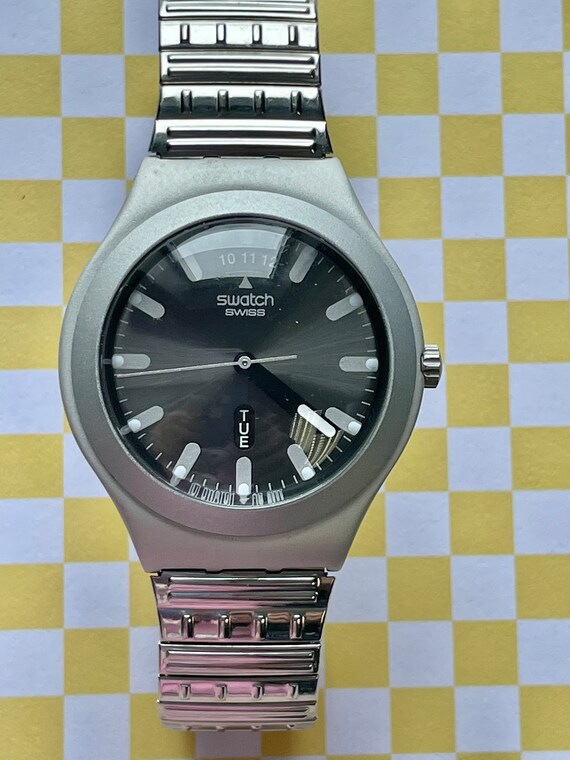 Vintage SWATCH Watch Runs / Chrono Dark Phoenix Swatch Irony Watch ... Vintage SWATCH Watch Runs / Chrono Dark Phoenix Swatch Irony Watch ...
