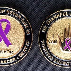 Cancer Survivor Challenge Coin - Etsy