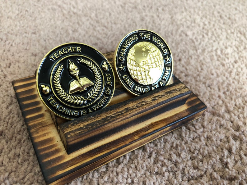 Teacher Appreciation Challenge Coin - Etsy