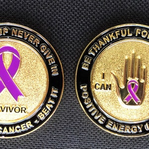 Cancer Survivor Challenge Coin - Etsy