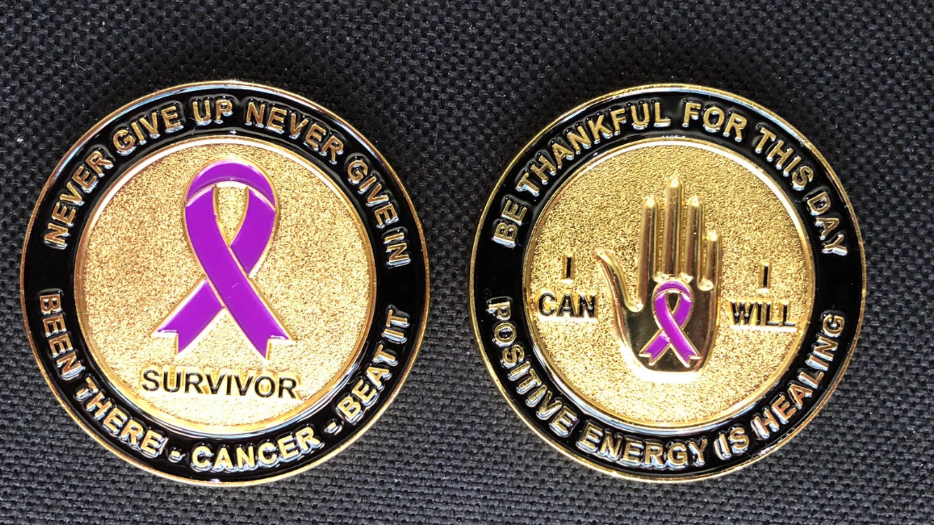 Cancer Survivor Challenge Coin - Etsy