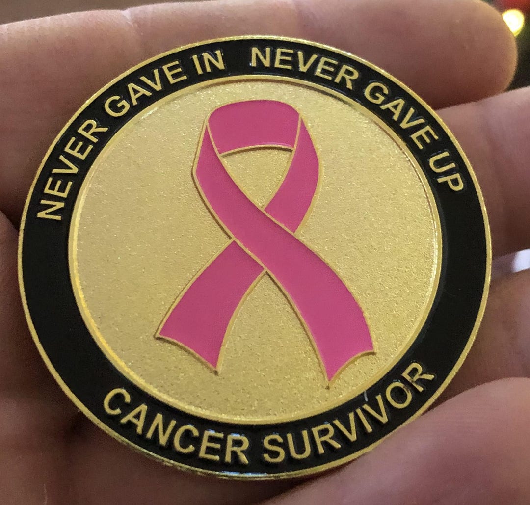 Breast Cancer Challenge Coin - Etsy