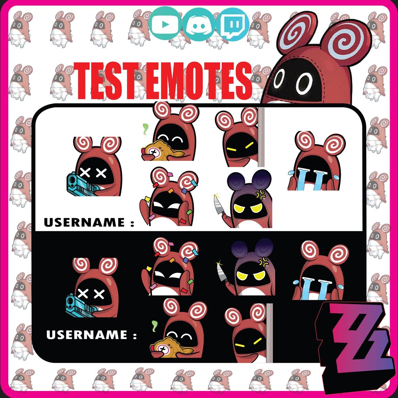 Emote Zenless Zone Zero | Twitch | Discord | Youtube | Streaming ...