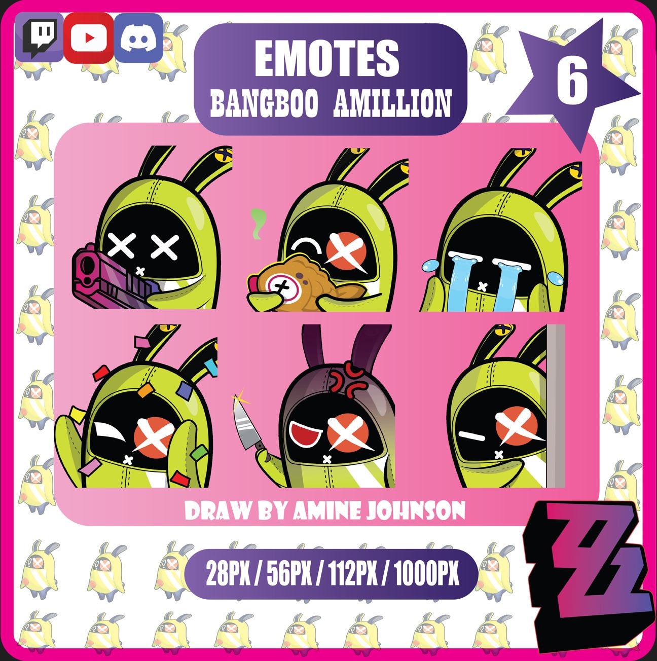 Emote Zenless Zone Zero | Twitch | Discord | Youtube | Streaming ...
