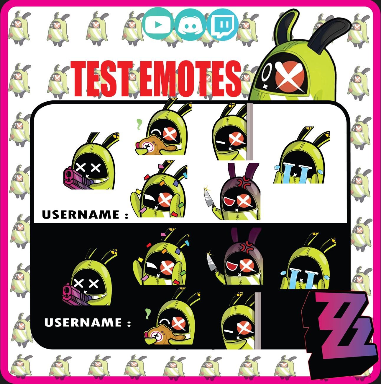 Emote Zenless Zone Zero | Twitch | Discord | Youtube | Streaming ...