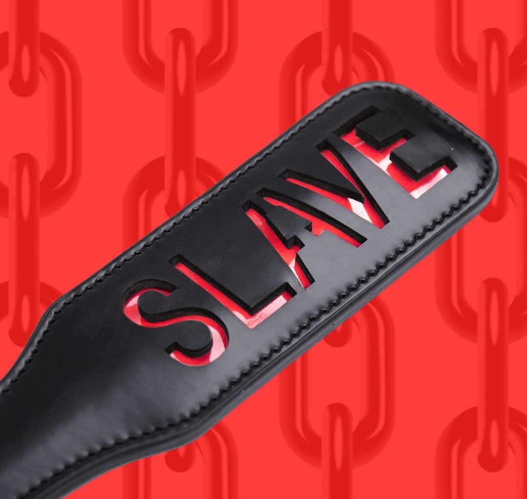 Slave Vegan Leather Spanking Paddle Bdsm Kawaii Sadist Bondage Kinky