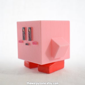 Cube Kirby 3D Printed Figure - Etsy