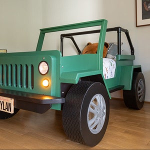 Jeep-inspired Child's Novelty Twin Bed Plans - Etsy