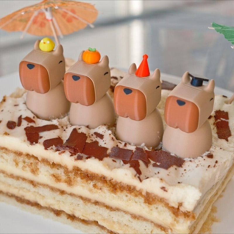 Topper de capibara - Etsy México